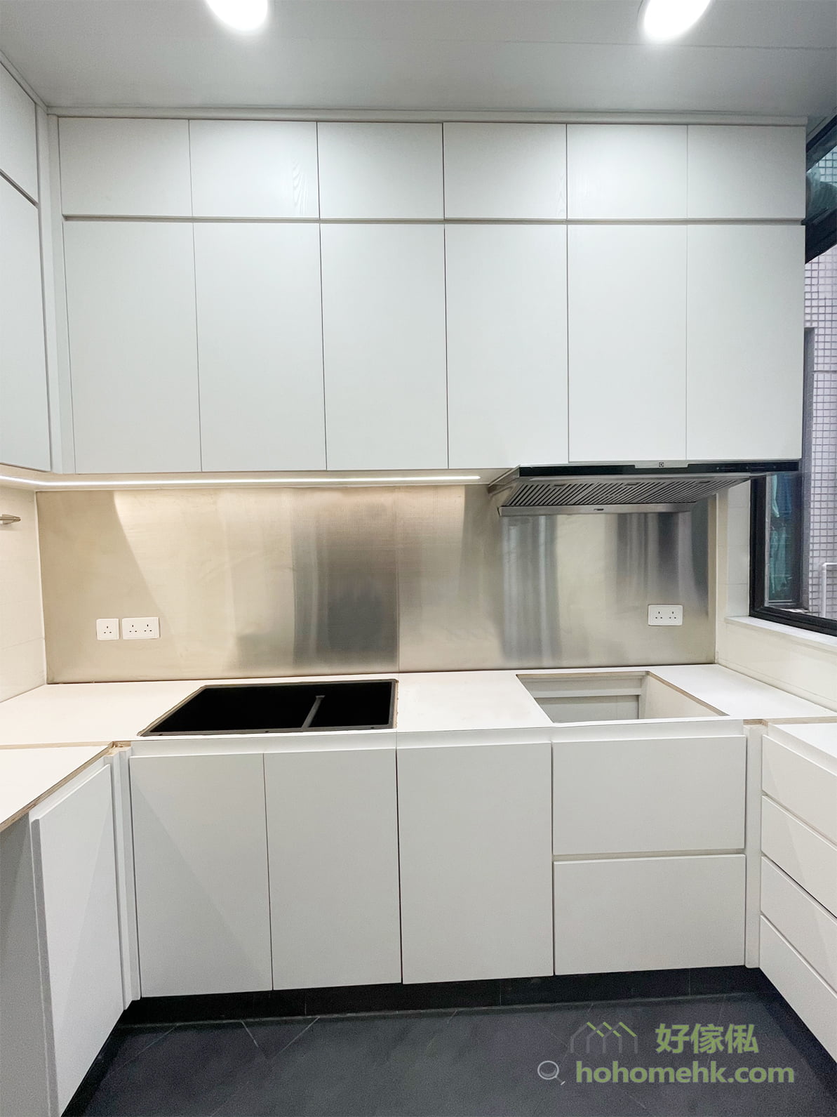 [Custom-made kitchen cabinets] How to make a diamond-shaped kitchen ...