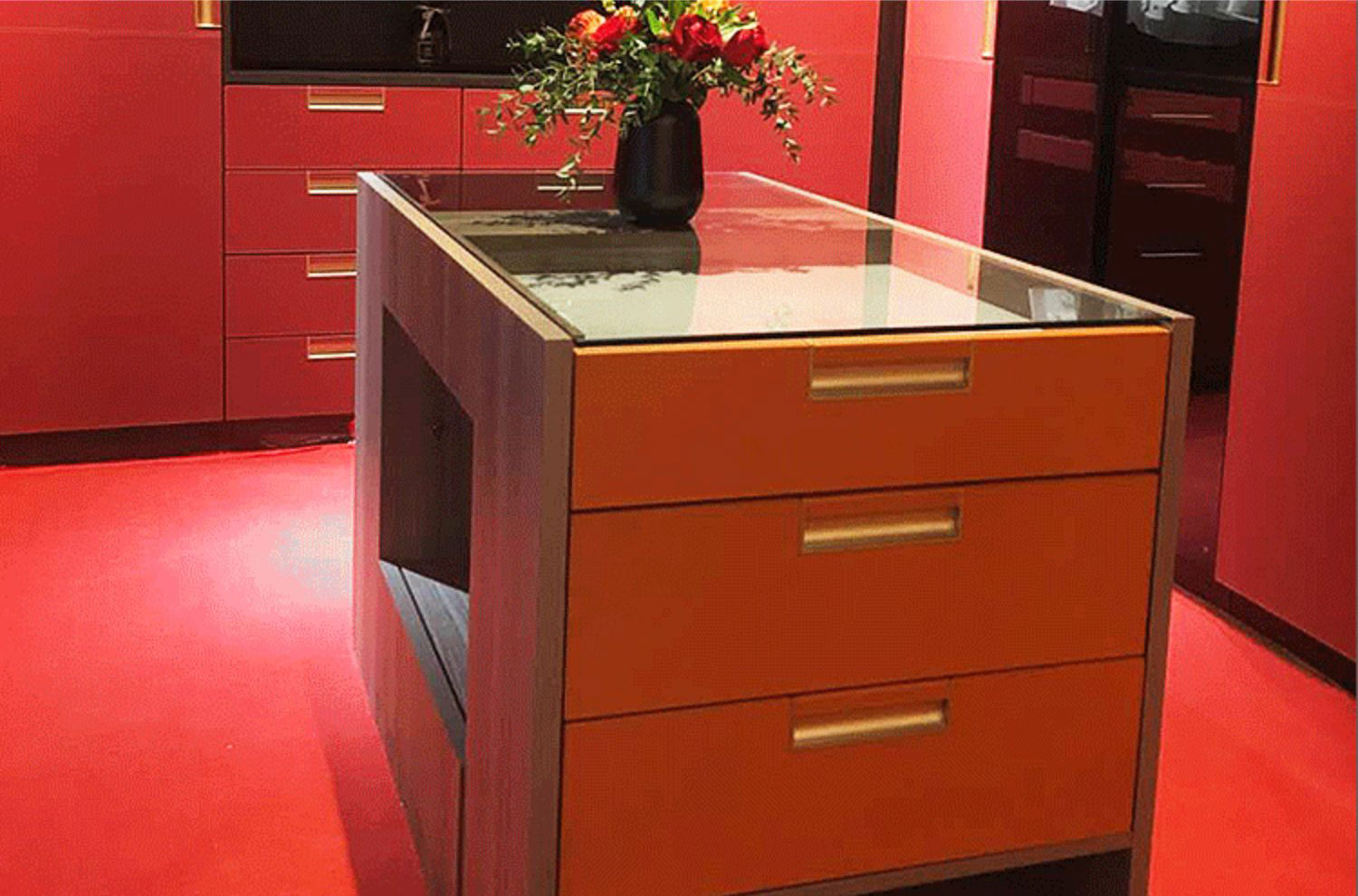 Modern light luxury wardrobe drawer leather panel — 好傢俬 HoHomeHK