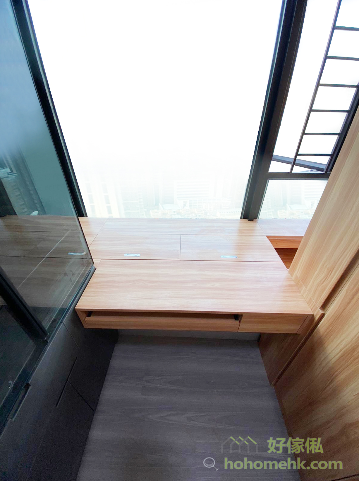 What is the use of a large window sill? The large desk in the study ...