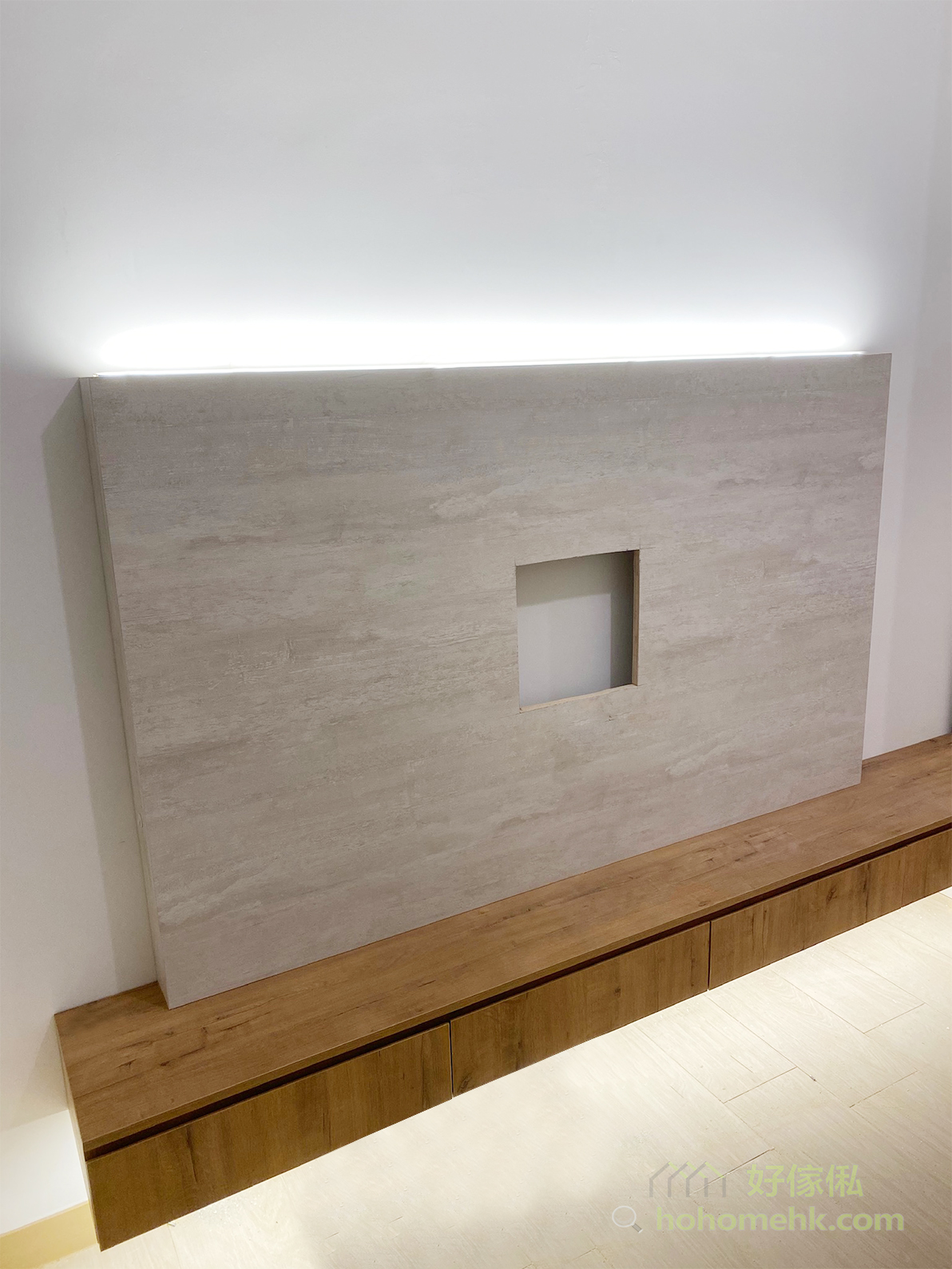 Still using a big TV cabinet? Try to custom-made a Japanese-style TV ...