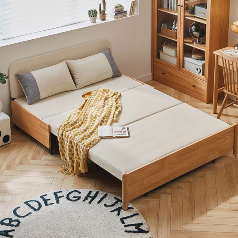 Kaylee solid wood telescopic comb bed — 好傢俬 HoHomeHK