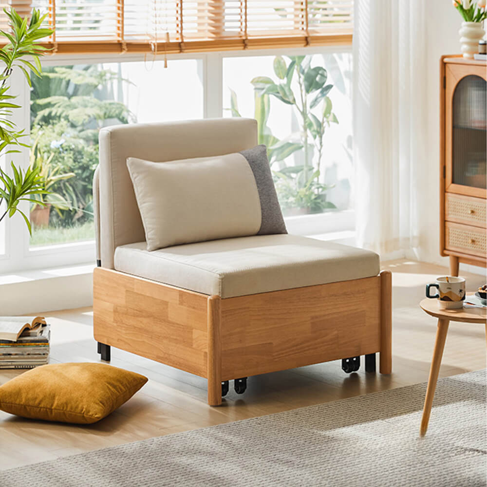 Kaylee solid wood telescopic comb bed — 好傢俬 HoHomeHK