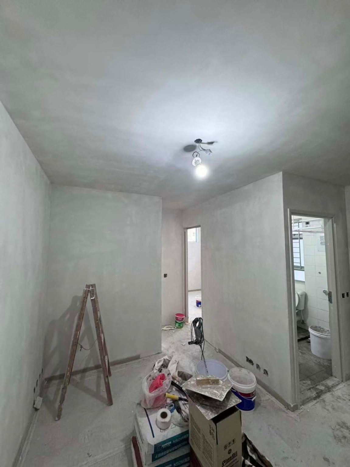 Tung Chung Cheung Tung Estate 】 A full-house base scraping and ...